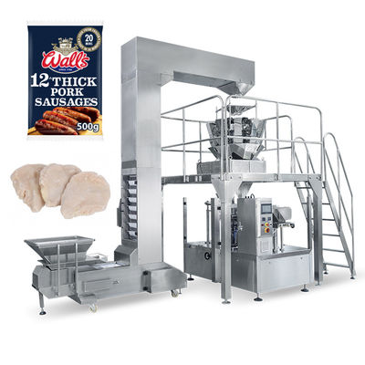 Frozen Food Chicken Wings Chicken Thighs Beef Vertical Packaging Machine