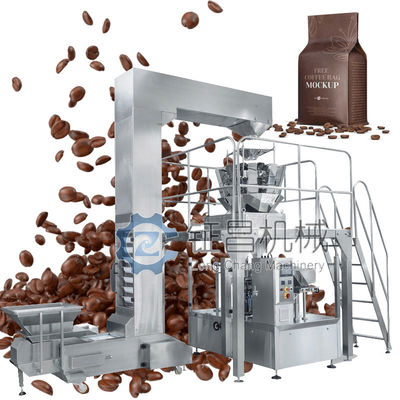 Multi Station Coffee Packing Machine Premade Pouches Packaging Equipment